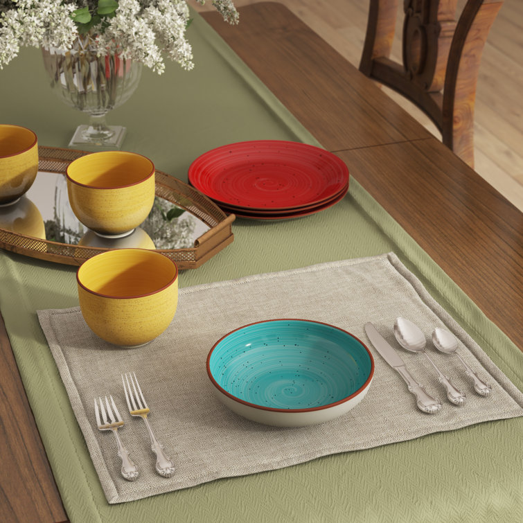 World Menagerie Cobleskill Stoneware Dinnerware - Set of 12 & Reviews ... World Menagerie Cobleskill Stoneware Dinnerware - Set of 12 & Reviews ...